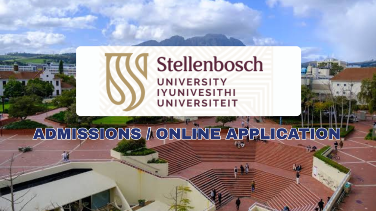 Stellenbosch University Online Application 2027
